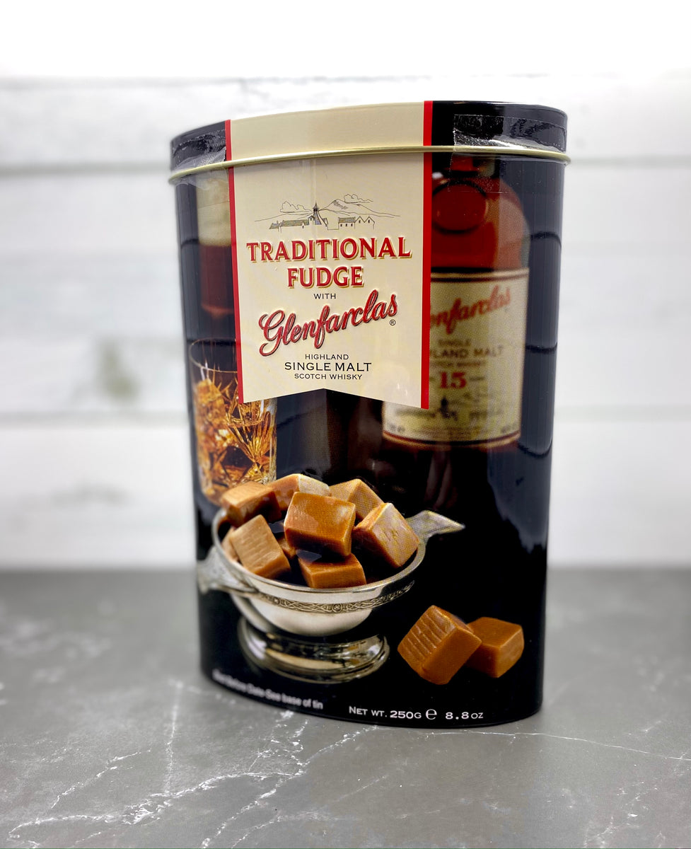 Glenfarclas Scotch Whisky Fudge Tin – Thistle & Stitch